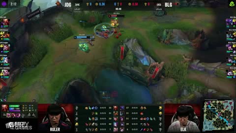 JDG vs BLG 第1局 MSI精華